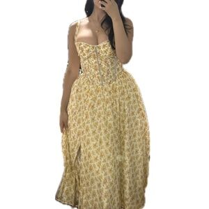 House of CB | Dresses | House Of Cb Kelly Floral Print Corset Dress ...